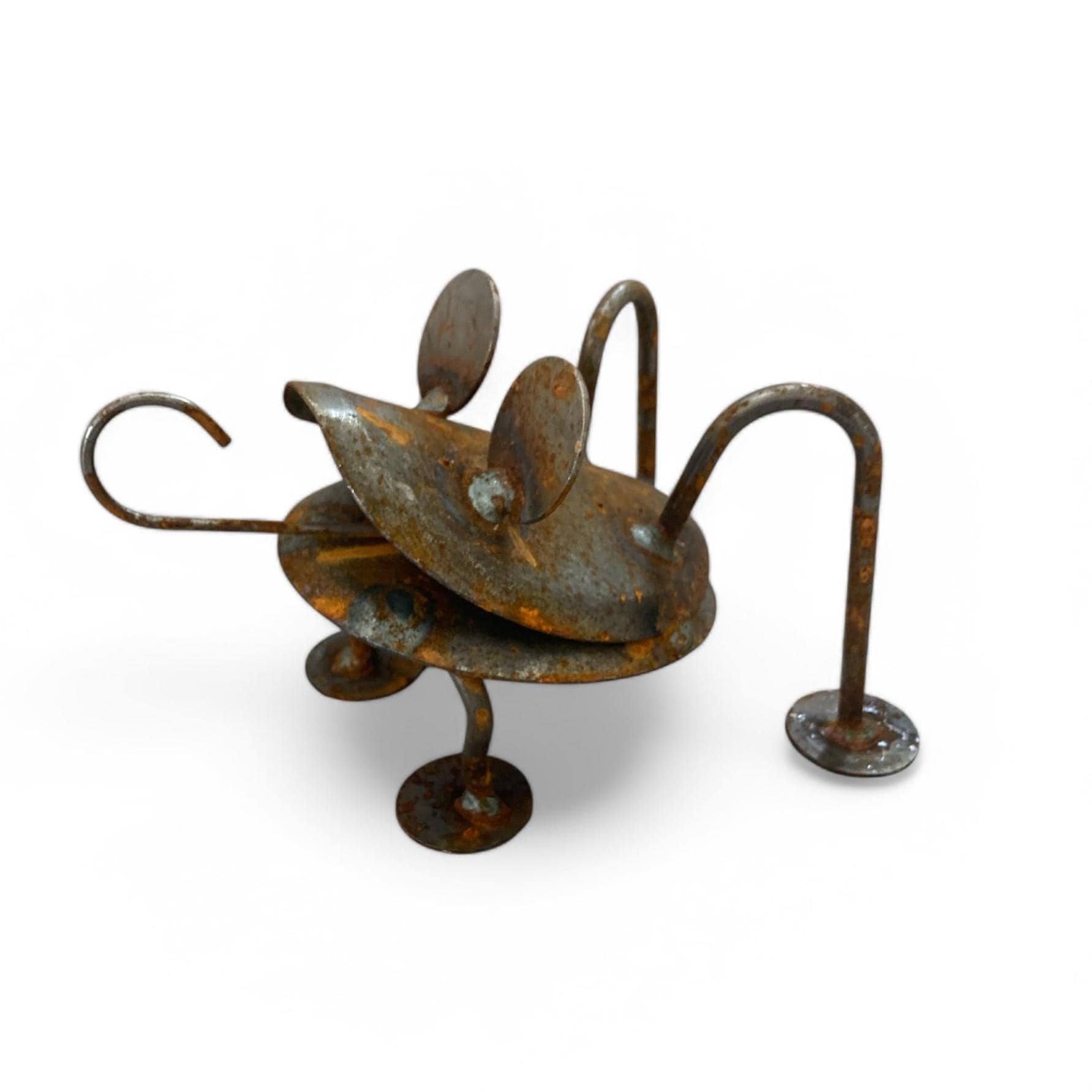 Rusty Frog Garden Decor Rustic Home Whimsical Frog Outdoor Yard Art ...